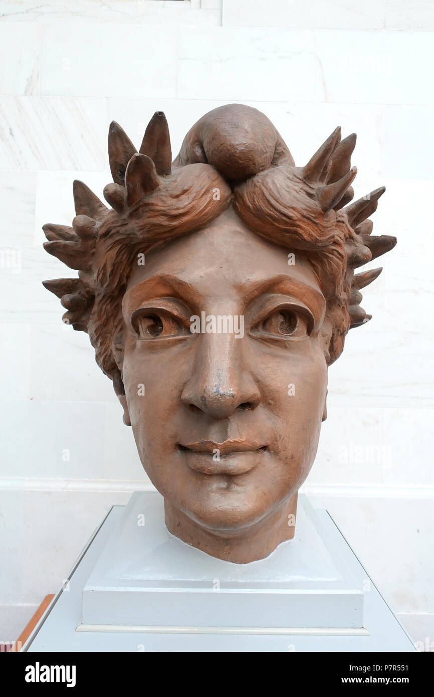 English: Head of the Goddess of Progress - San Francisco City Hall, San ...