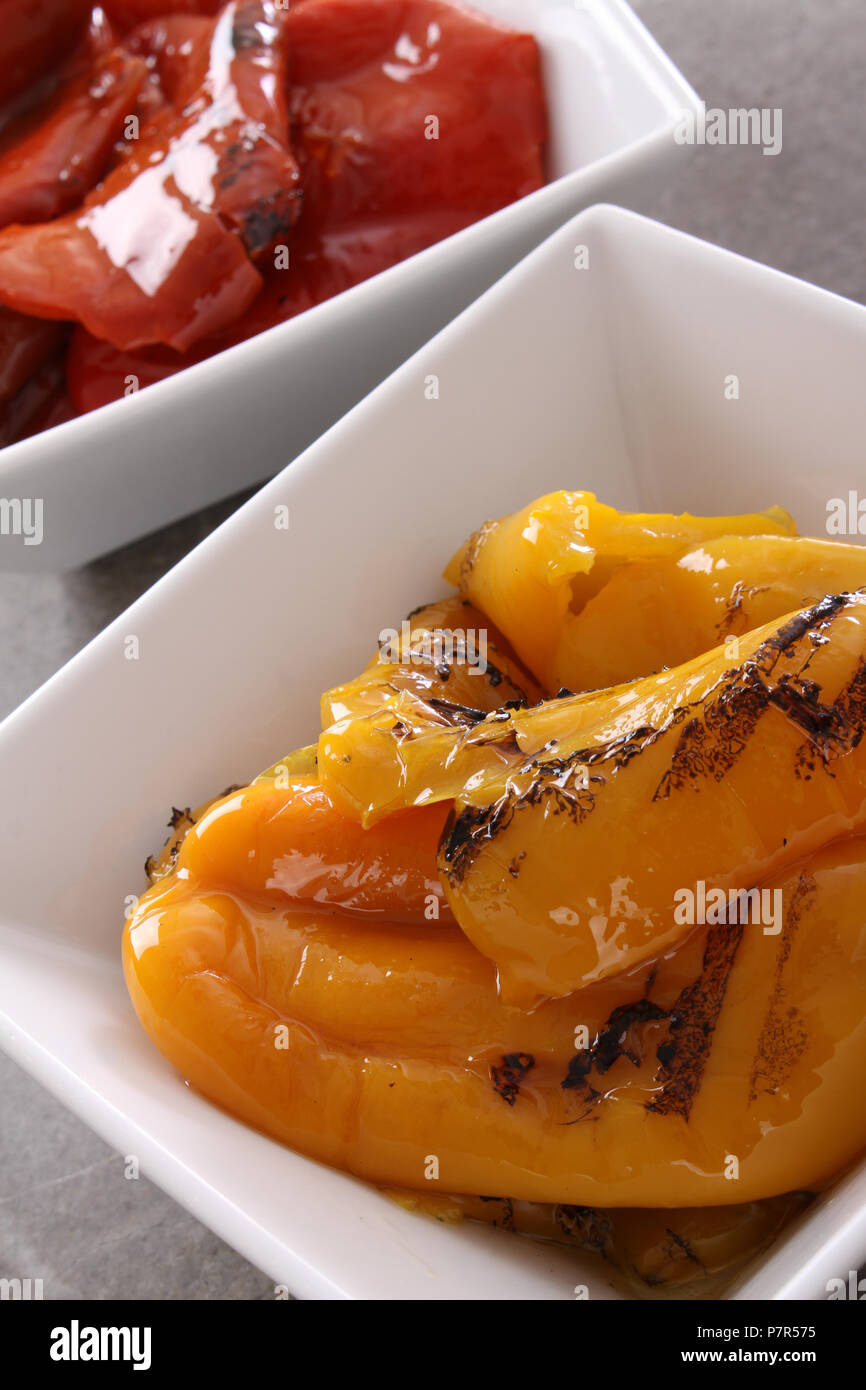 Char grilled peppers hi-res stock photography and images - Alamy