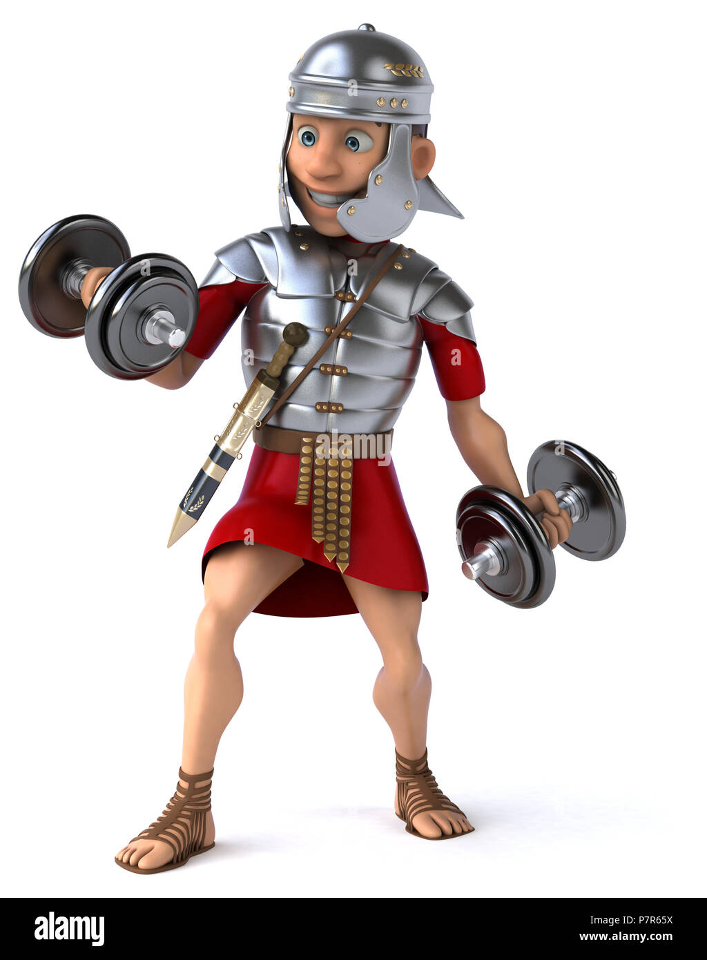 Fun roman soldier Stock Photo - Alamy