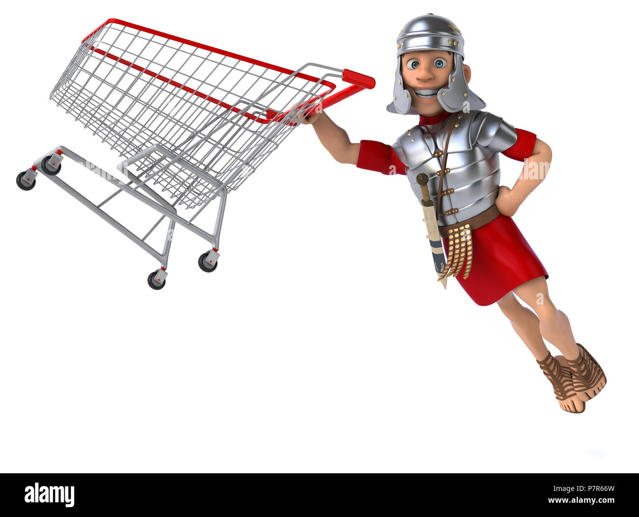 Fun roman soldier Stock Photo - Alamy