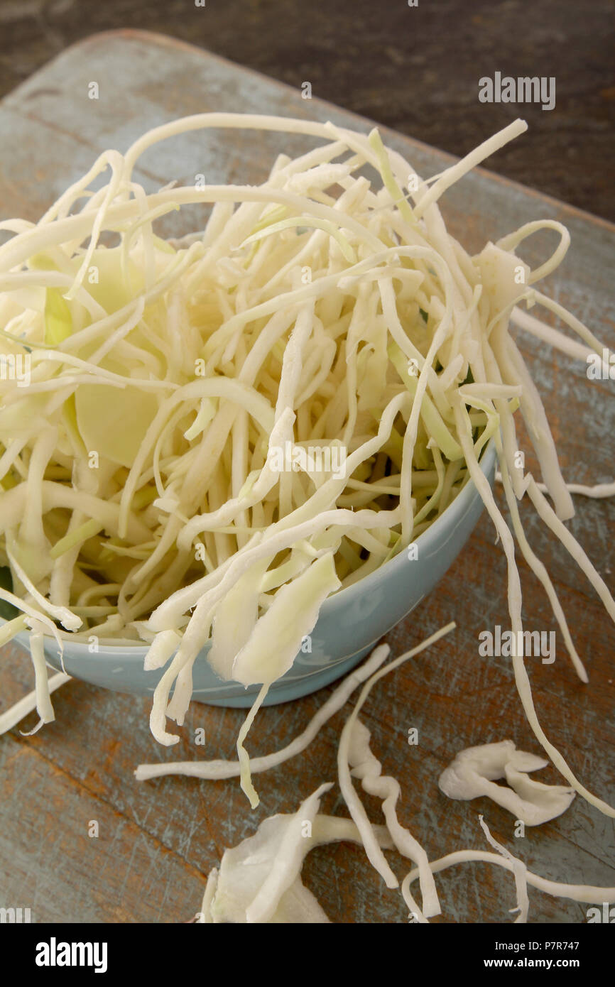 fine sliced cabbage Stock Photo - Alamy