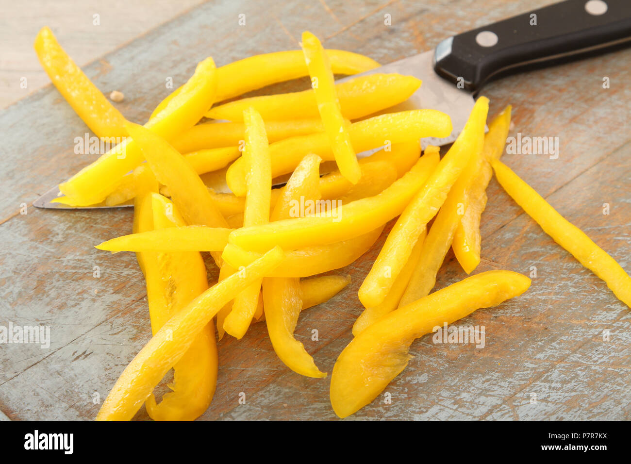 Julienne capsicum peppers hi-res stock photography and images - Alamy