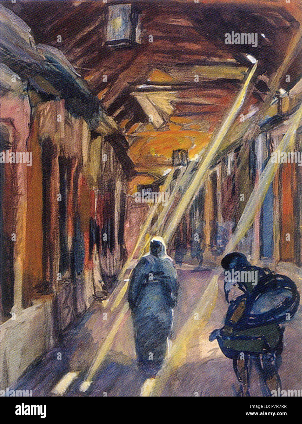 . French: Passage couvert dans les souks . Tunisie, 1917 . 1919 263 ...