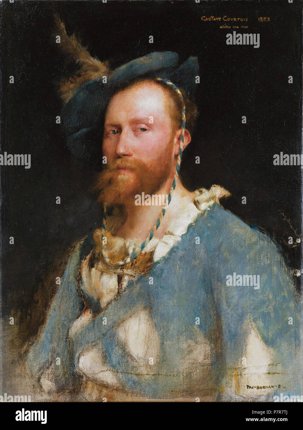 English: Gustave Courtois oil on canvas 32.5 x 24.5 cm signed b.r.: PAD ...