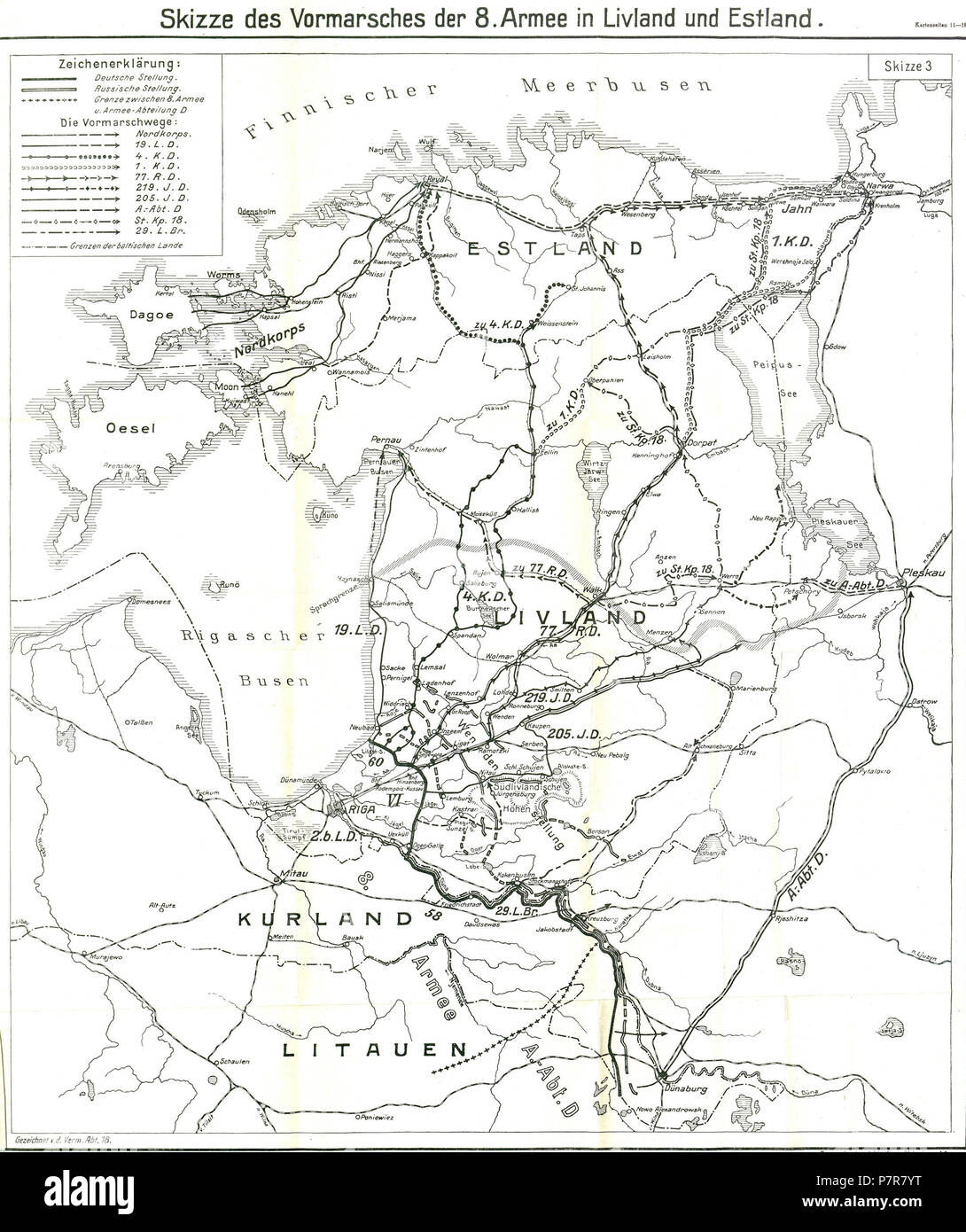 Livland karte hi-res stock photography and images - Alamy