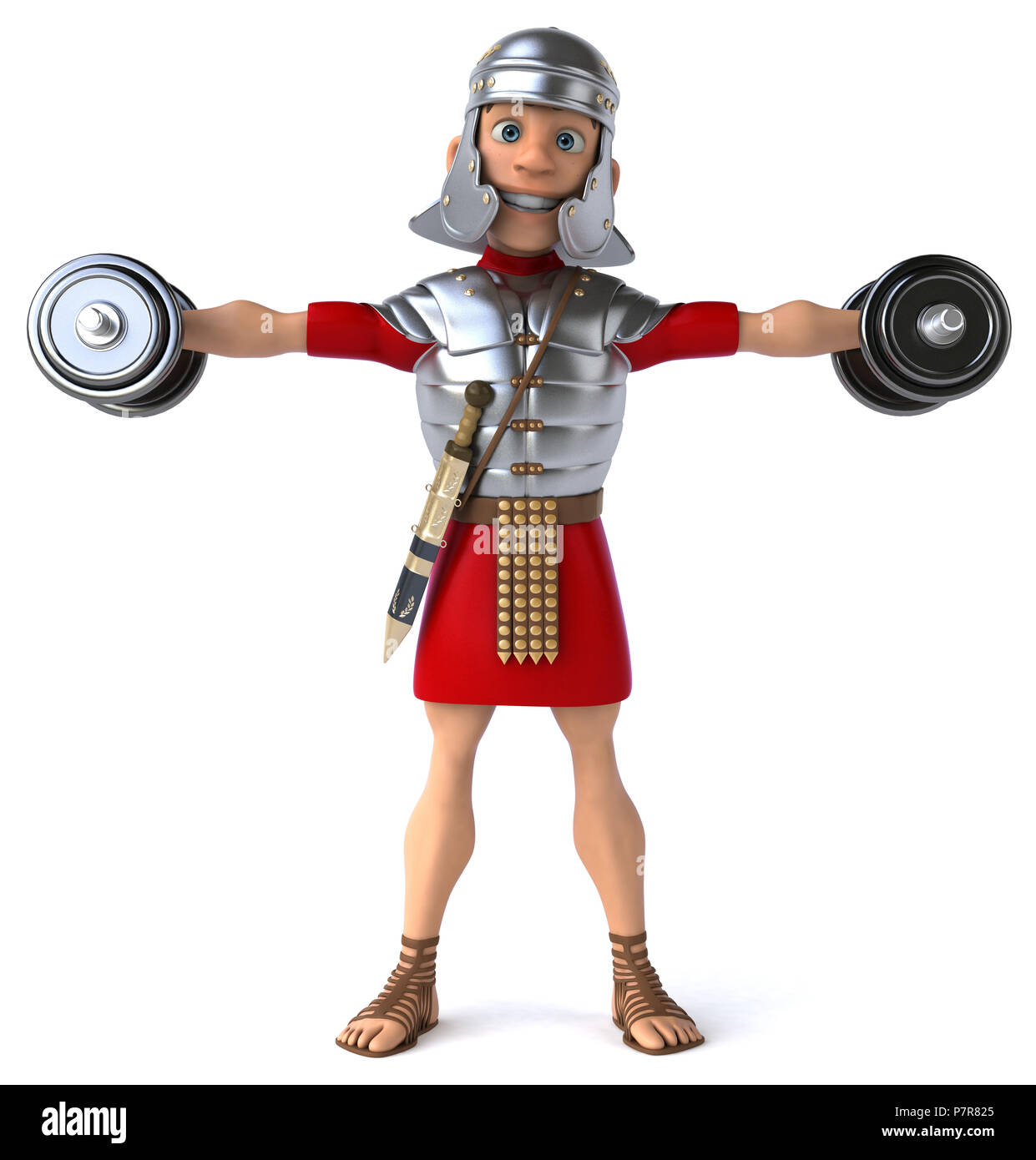 Fun roman soldier Stock Photo - Alamy
