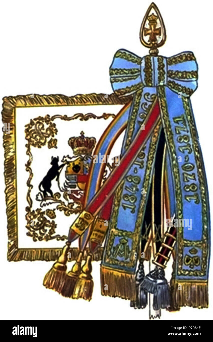 English: dragoons flag number 17 . 2 January 1932 136 Dragoons flag ...