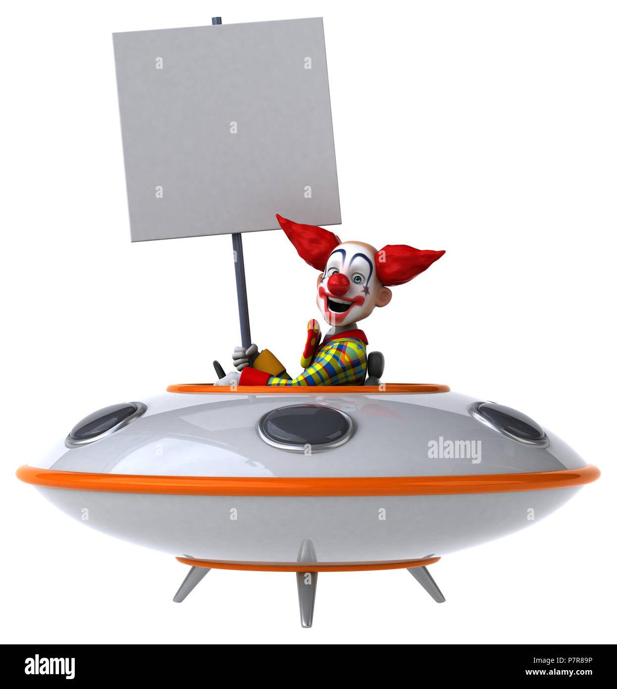 Flying clown Cut Out Stock Images & Pictures - Alamy