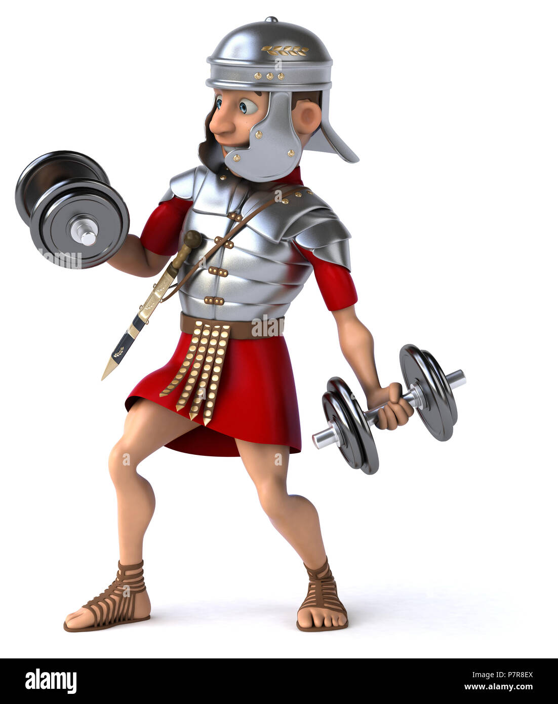 Fun roman soldier Stock Photo - Alamy
