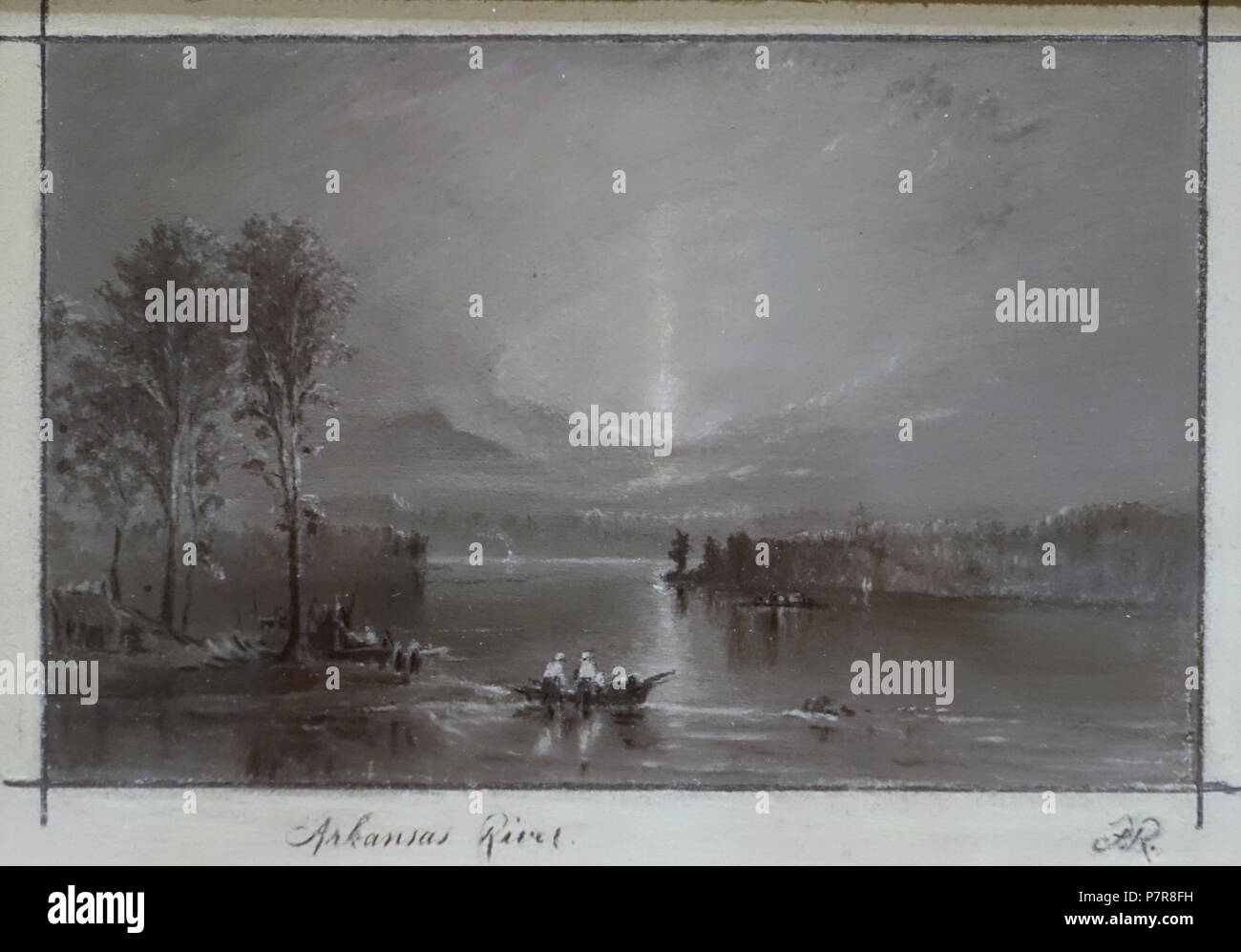 English: Pastel by Frank Reaugh (1860-1945), exhibited in the Harry ...