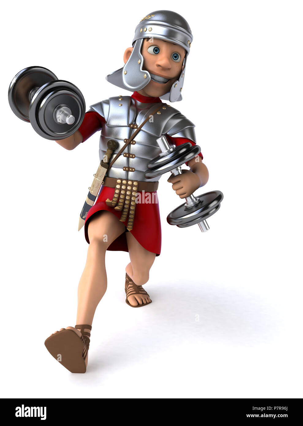 Fun roman soldier Stock Photo - Alamy