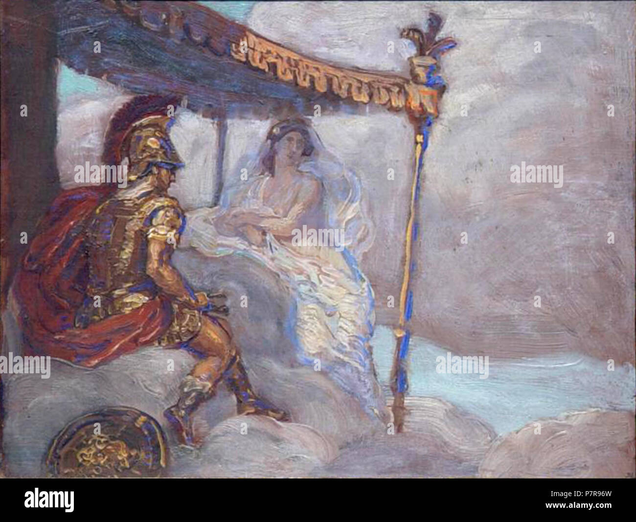 Deutsch: Paris und Helena . before 1935 263 Max Kuschel - Paris und ...