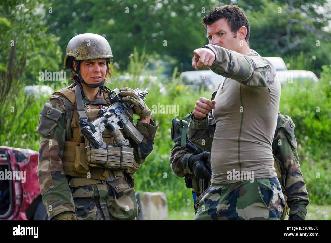 Members from miliatry ski Team attend commando training at Chambaran ...