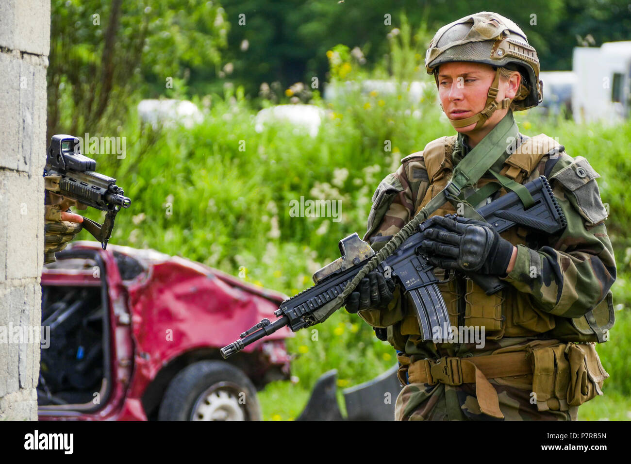 Members from miliatry ski Team attend commando training at Chambaran ...