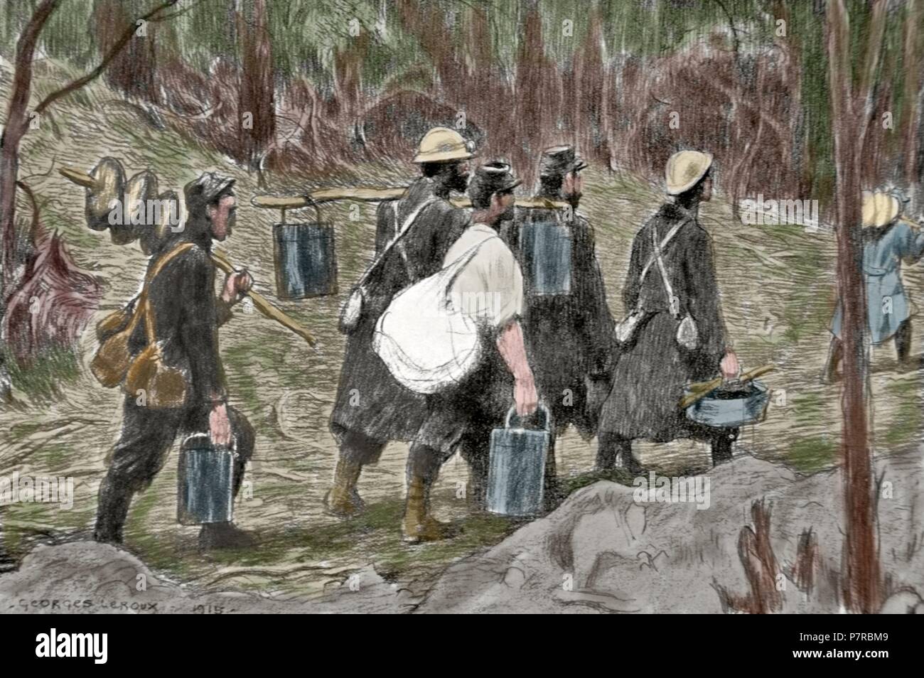 First world war trenches food hi-res stock photography and images - Alamy