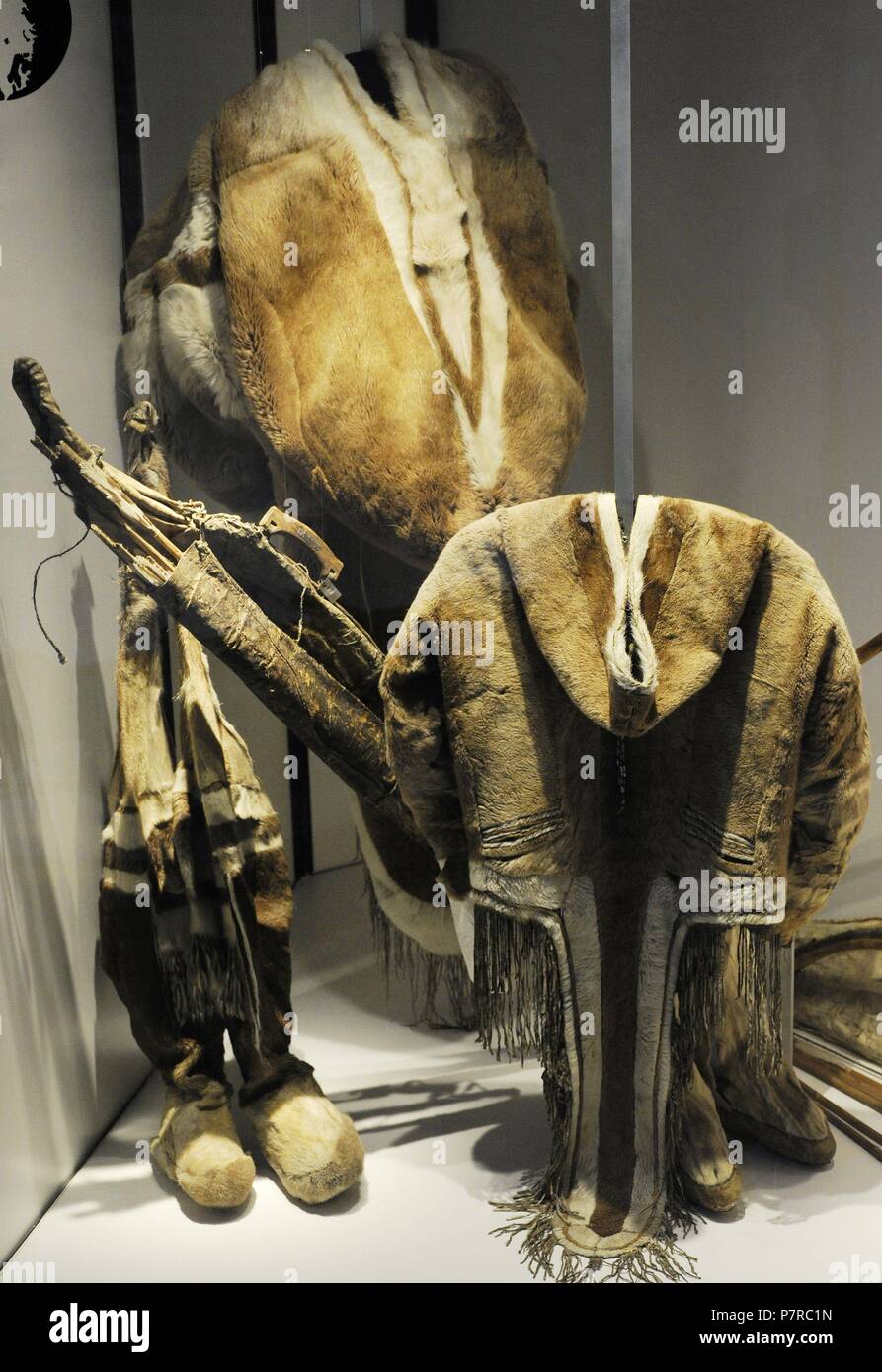 Caribou skin clothing hi-res stock photography and images - Alamy