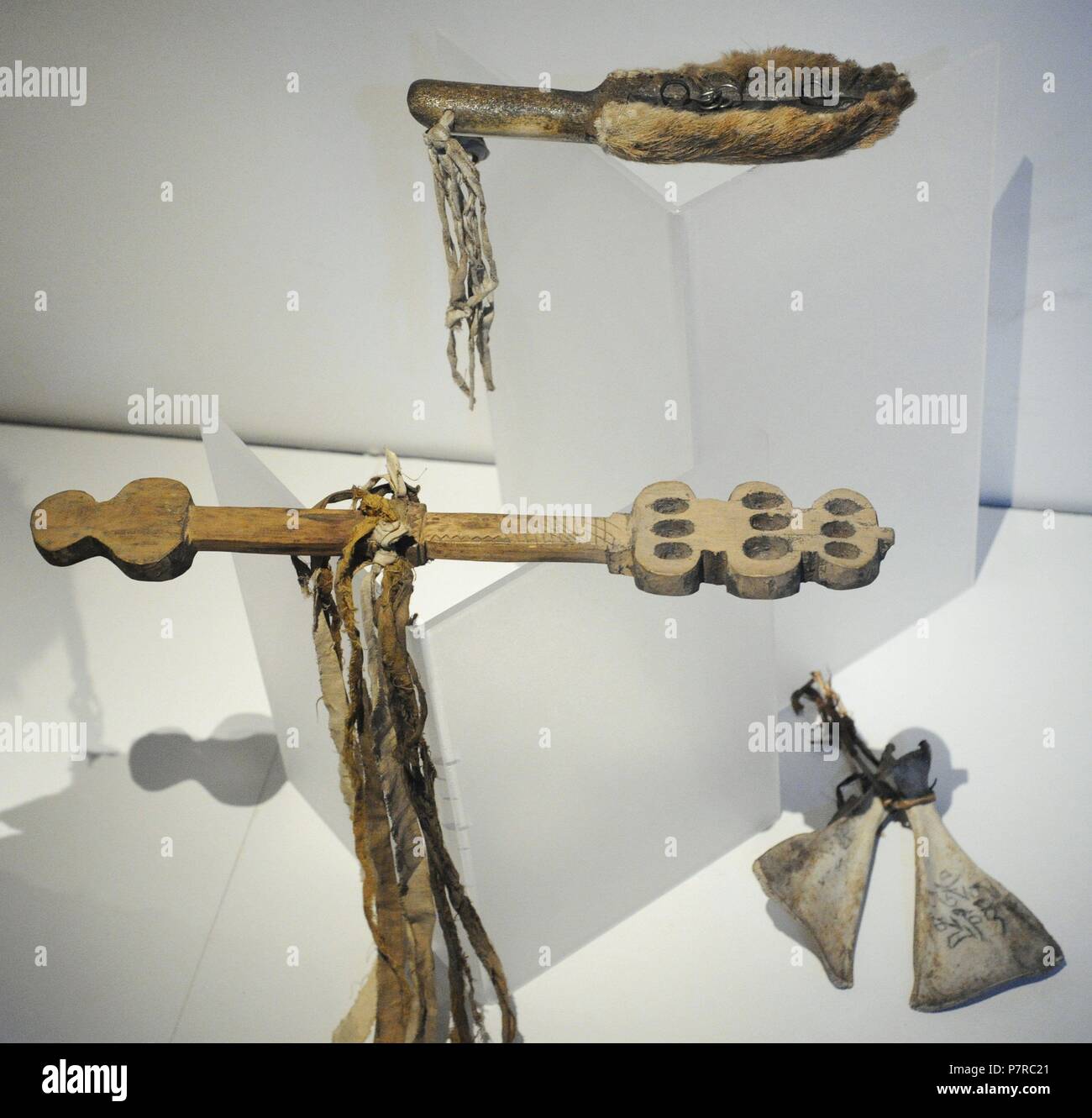 Different objects related to the "Angakoq", Inuit shamans. Exhibition ...