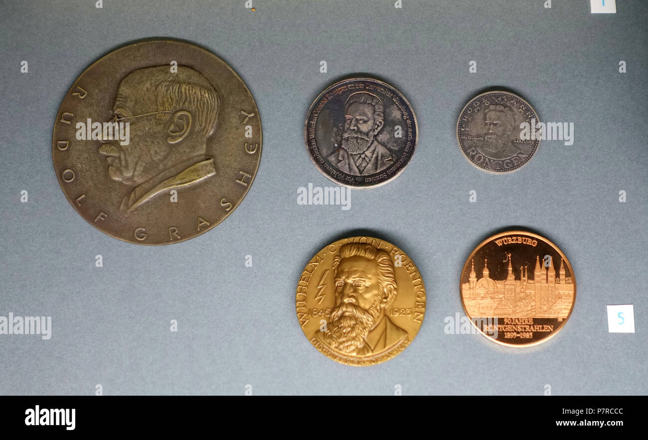 265 Medals and coins - Röntgen-Gedächtnisstätte Würzburg - Würzburg ...