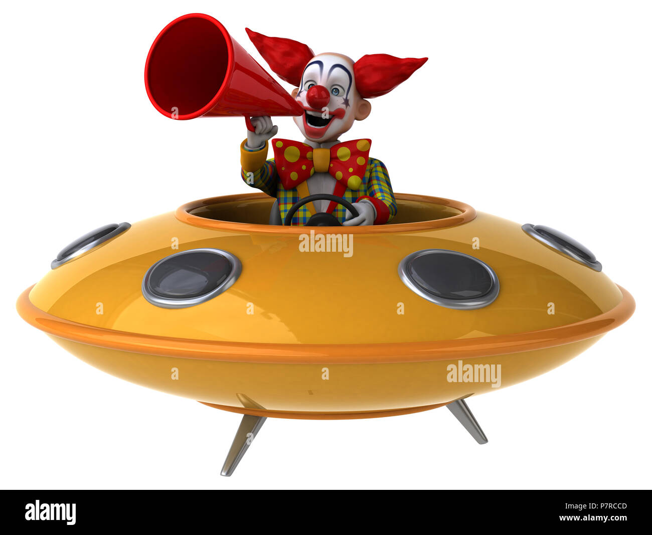 Flying clown Cut Out Stock Images & Pictures - Alamy