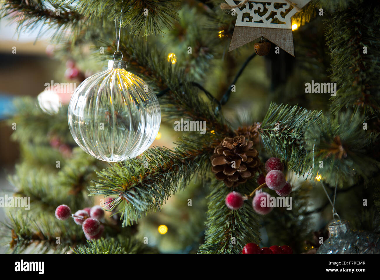 Close up of christmas tree hi-res stock photography and images - Alamy
