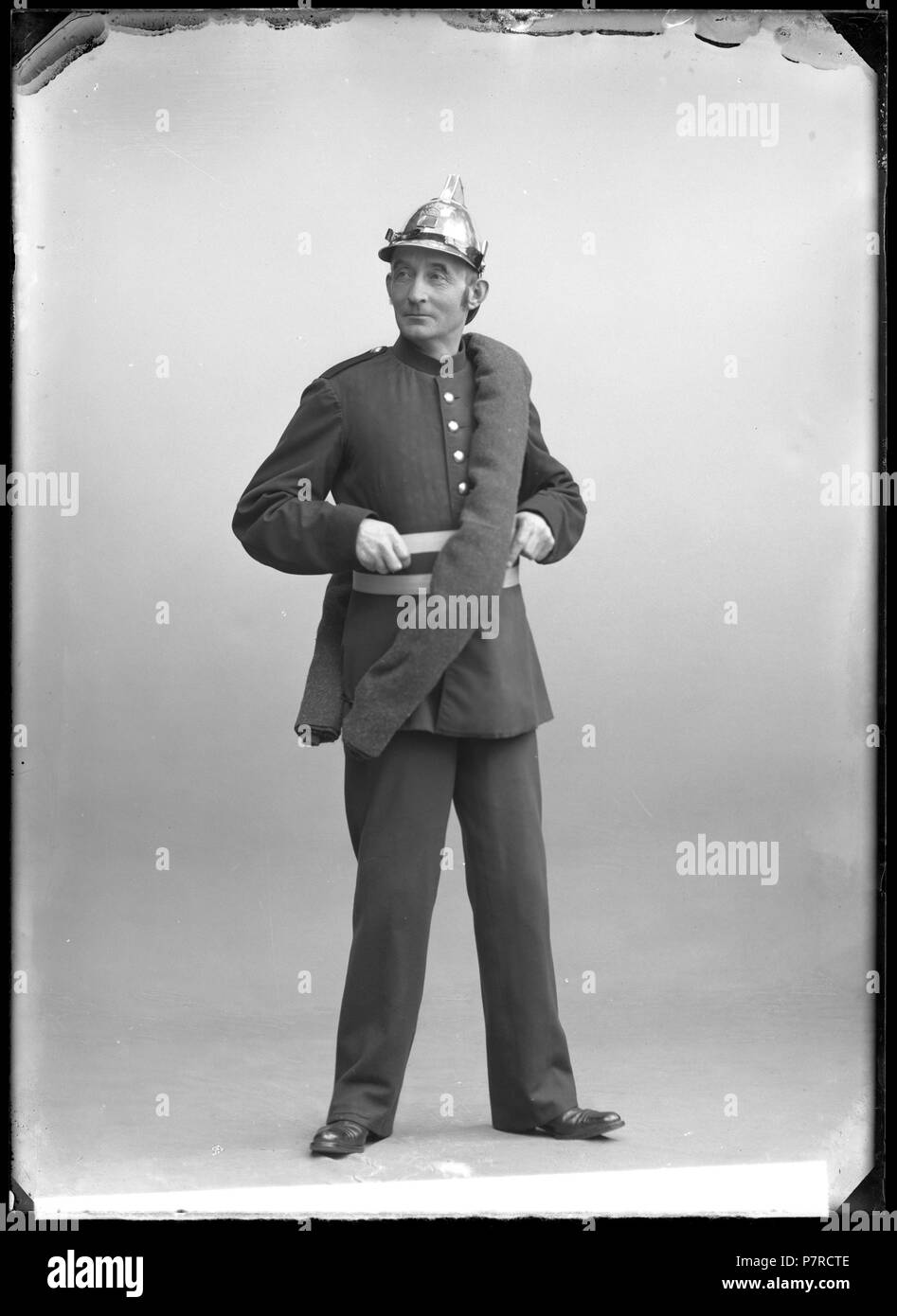 Victor Lundberg i Firman Théodore & C:o, Vasateatern 1910. Glasnegativ ...