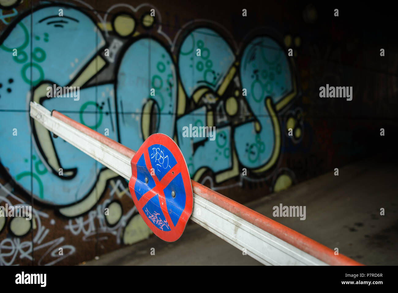 Graffiti on streets of Sarajevo, Bosnia and Herzegovina Stock Photo - Alamy