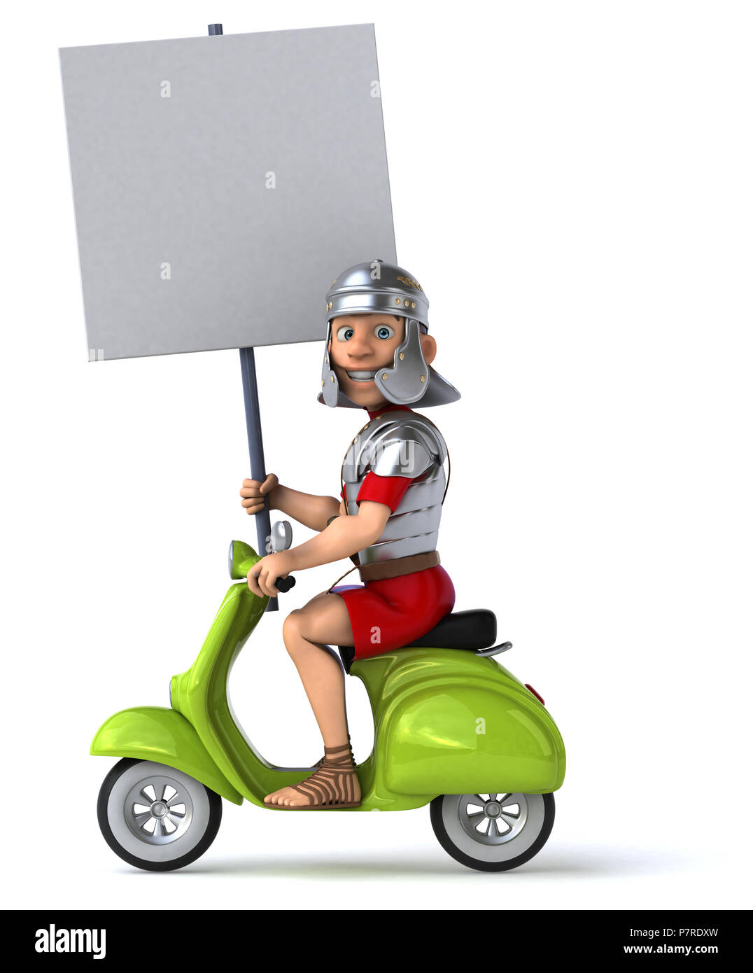 Fun roman soldier Stock Photo - Alamy