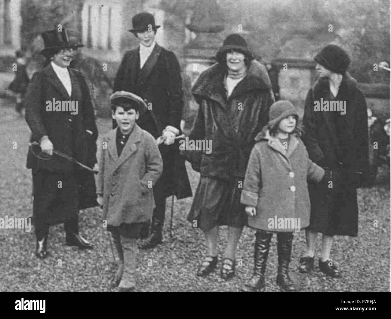 English: House party at Beaumanor Hall, Woodhouse in 1926 . 1926 40 ...