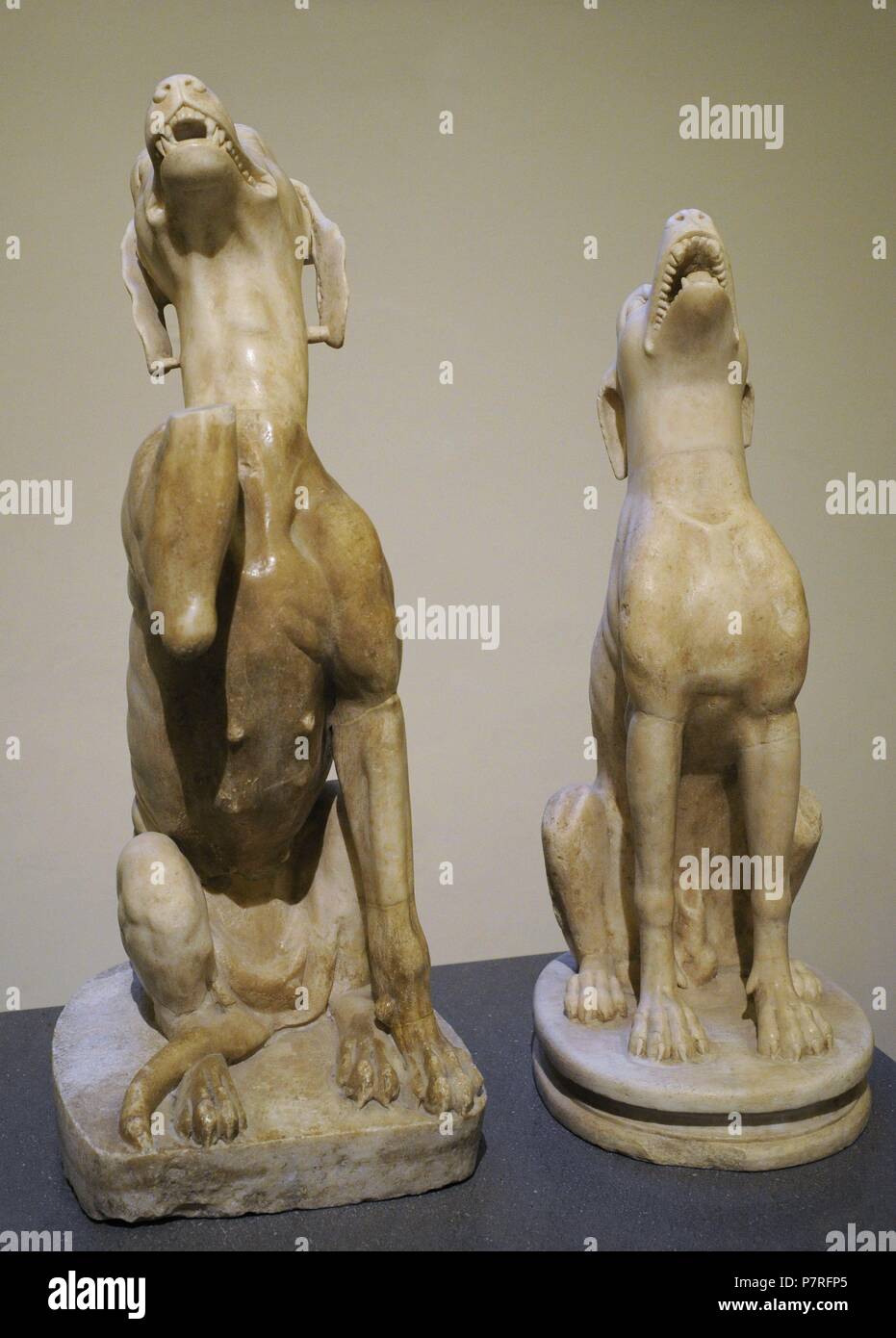 Roman Empire. Yelping dogs. Marble. Imperial era. National ...