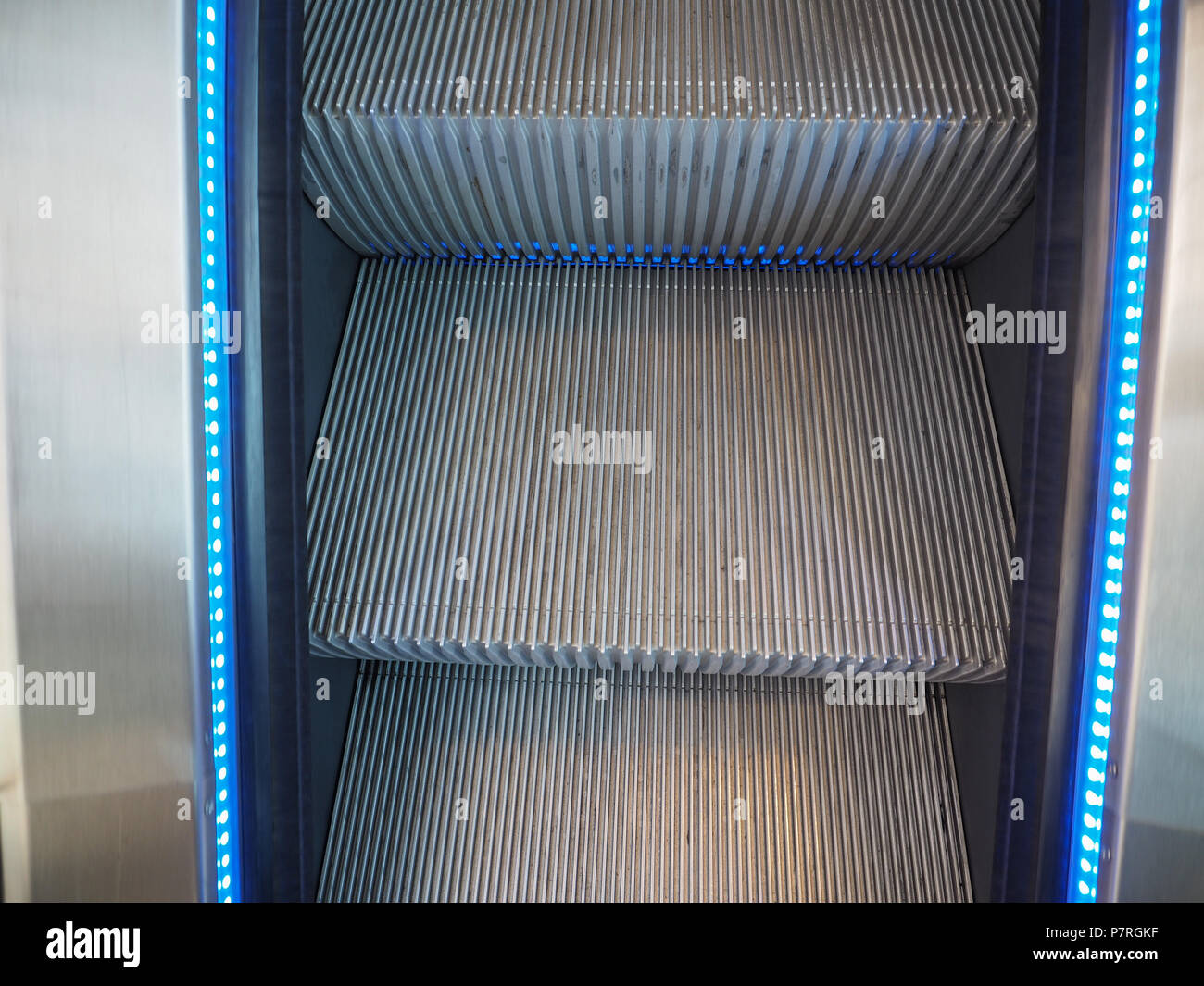 detail of the steps of an escalator Stock Photo - Alamy