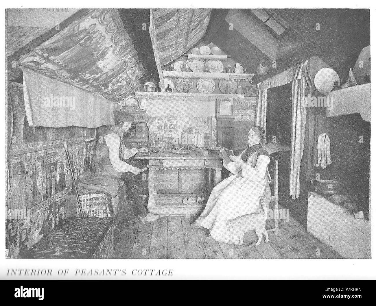 Peasant cottage interior hi-res stock photography and images - Alamy