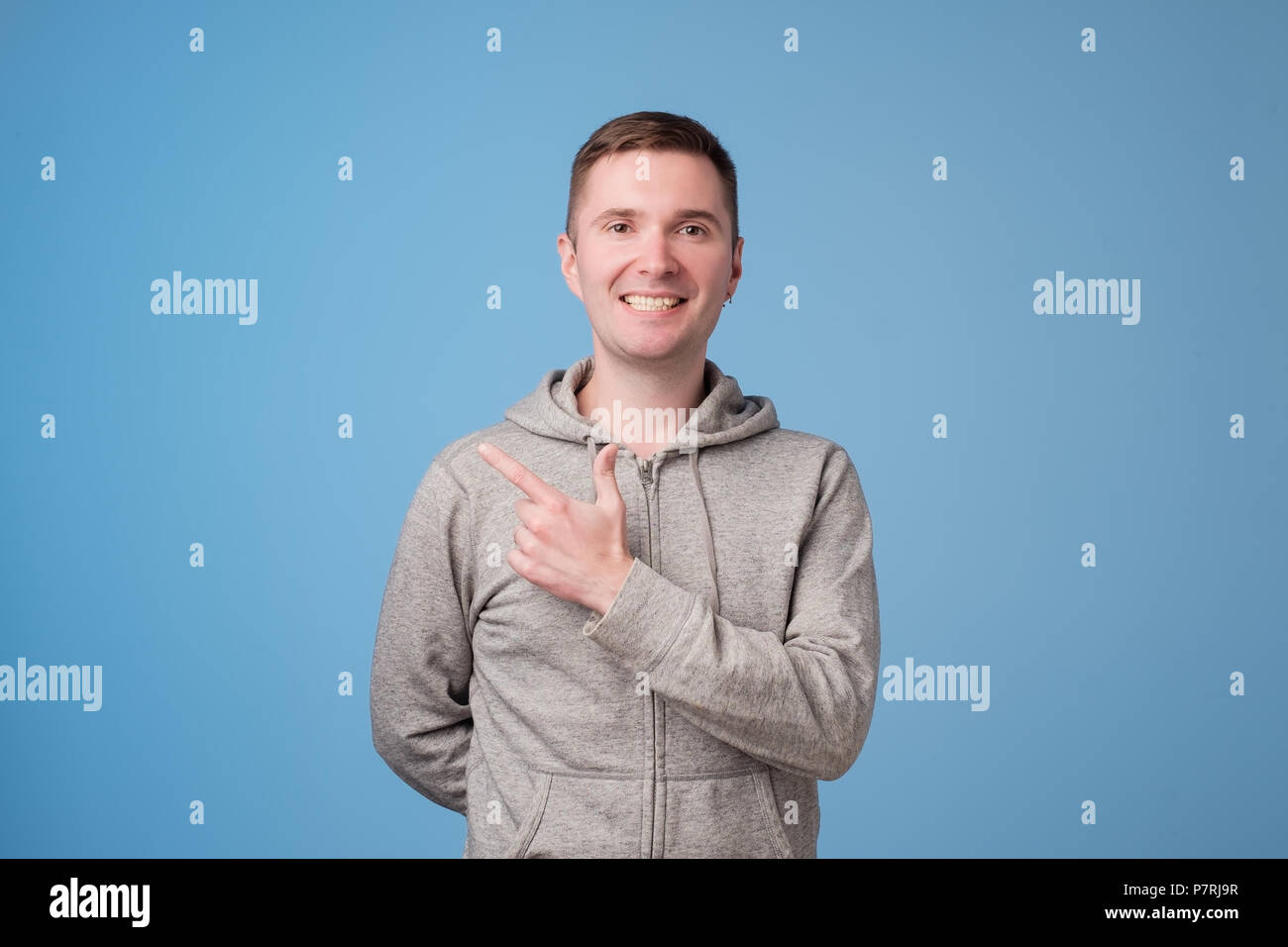 Man pointing direction hi-res stock photography and images - Alamy