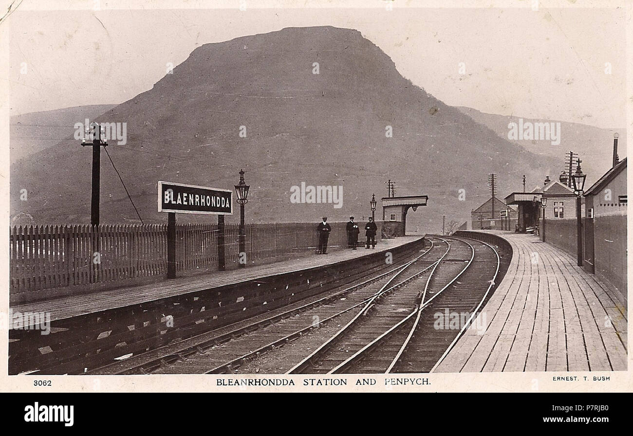 Blaenrhondda railway station . 22 November 1912 47 Blaenrhondda railway ...