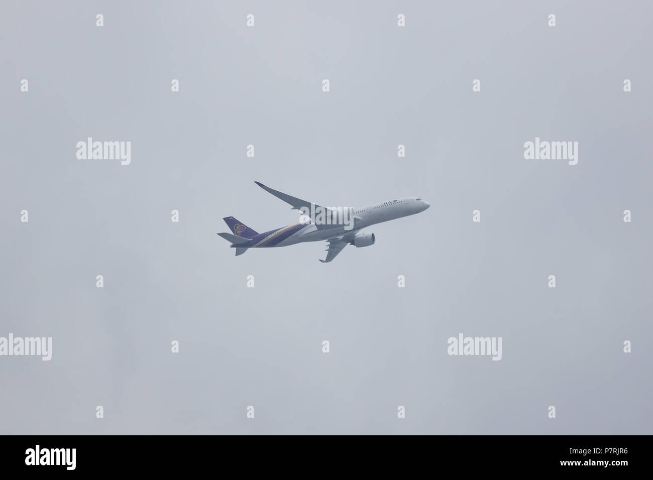 Chiangmai, Thailand - July 3 2018: HS-THM Airbus A350-900 of Thaiairway ...