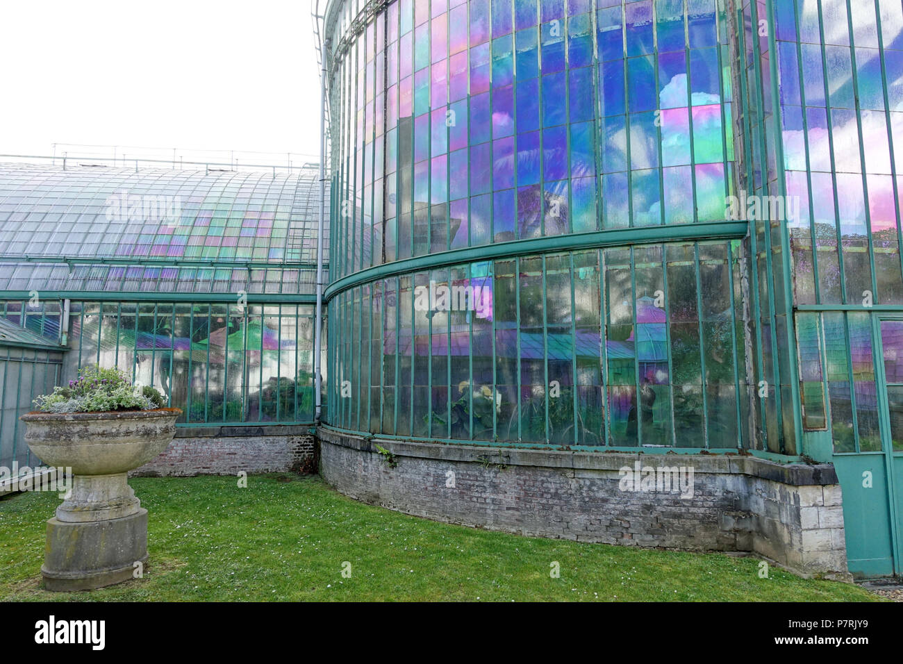 English: Laeken Royal Greenhouses - Royal Castle of Laeken - Brussels ...