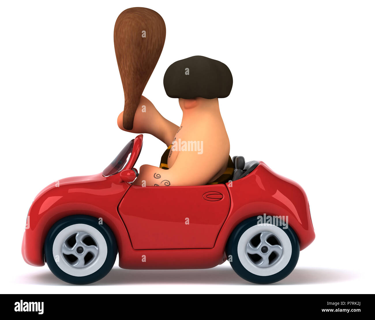 Car driving past Cut Out Stock Images & Pictures - Alamy