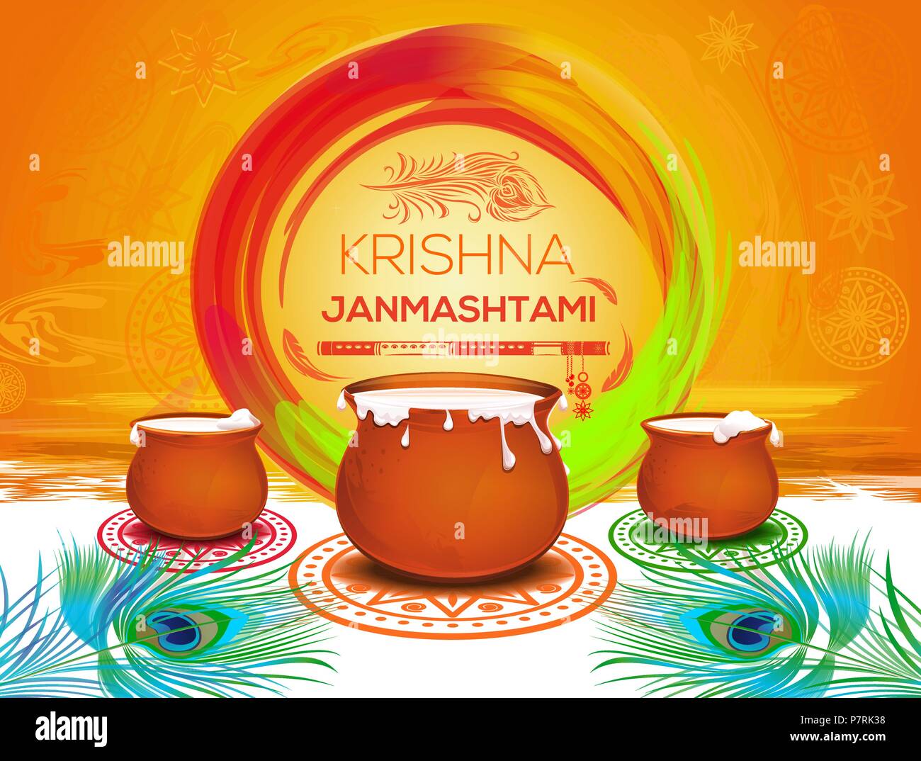 Traditional symbols of vishnu Stock Vector Images - Alamy