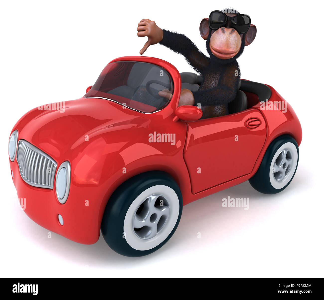 Monkey driving Cut Out Stock Images & Pictures - Alamy