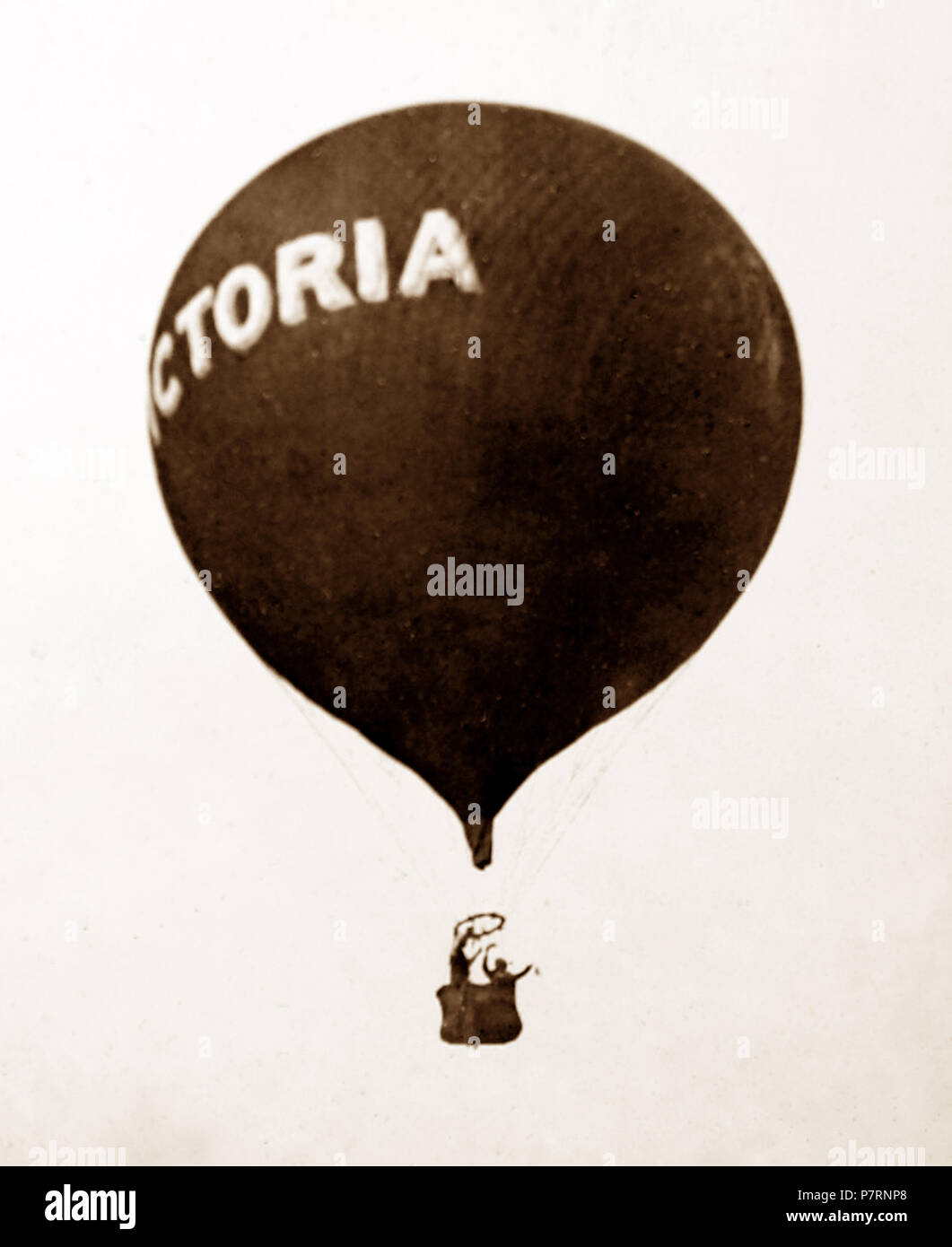Balloon flight vintage hi-res stock photography and images - Alamy