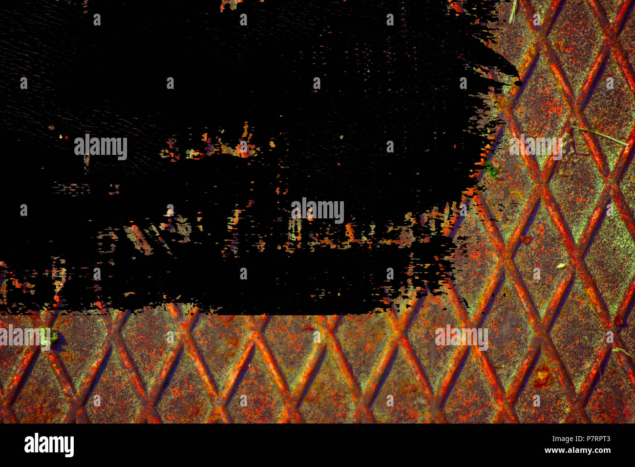 Grunge Ultra orange Stainless steel texture, iron background for ...