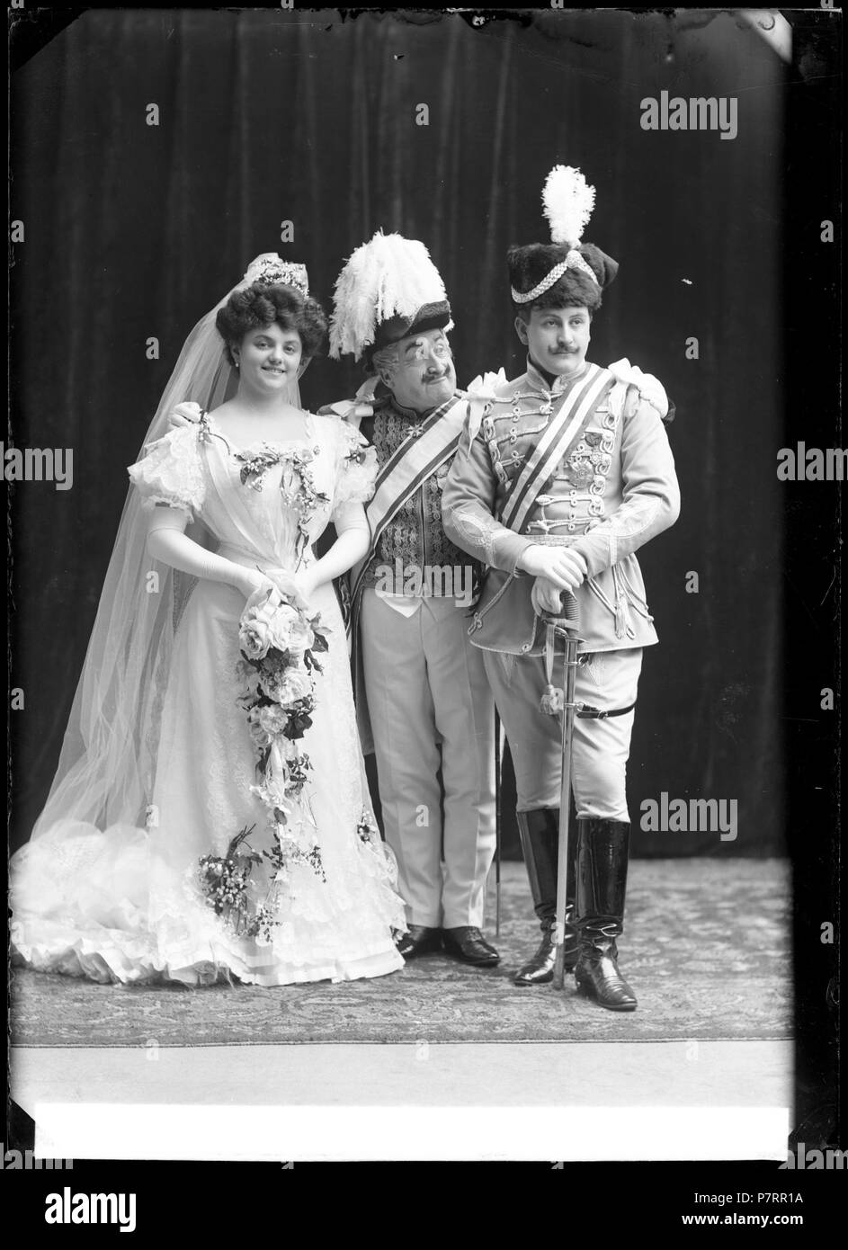 Rosa Grünberg, Gustaf Adolf Lund & Thorleif Allum i En valsdröm ...