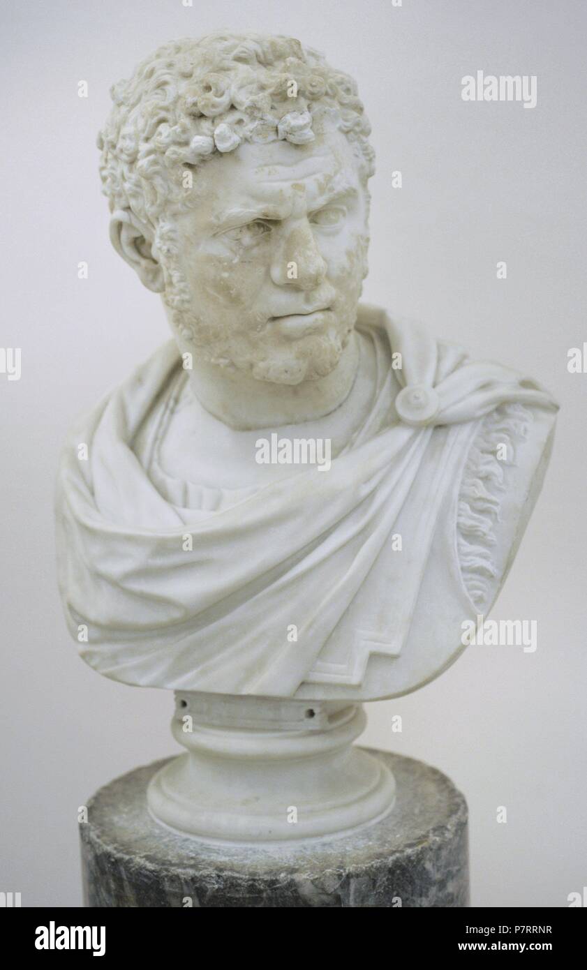 Caracalla bust naples hi-res stock photography and images - Alamy