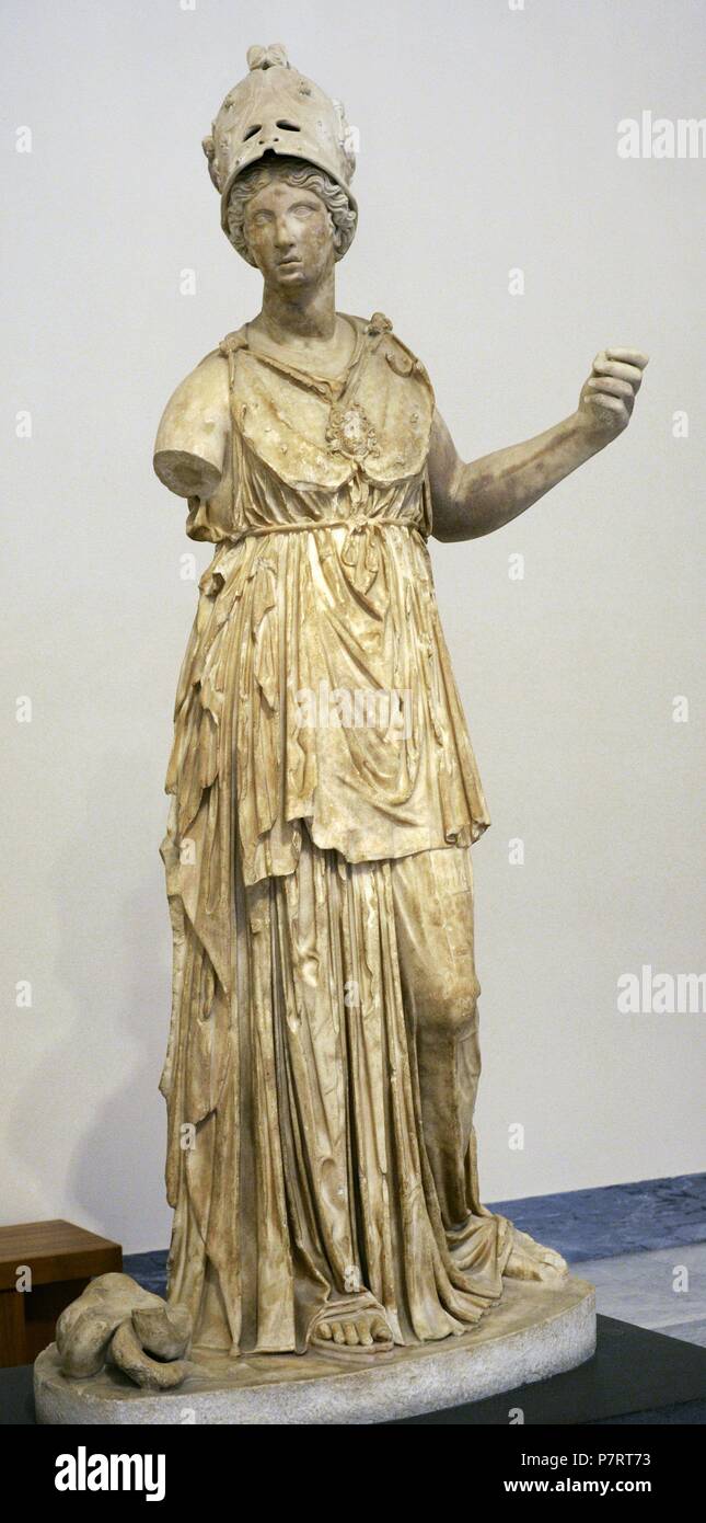 Minerva (Roman goddes identified with Athena). Roman creation, 2nd ...
