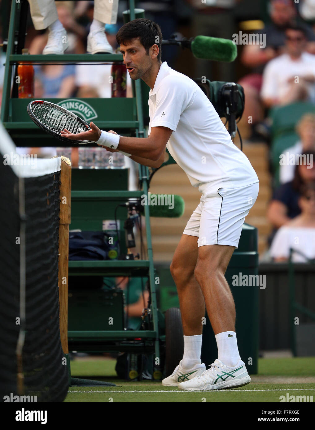 Wimbledon tennis championship umpire england hi-res stock photography ...