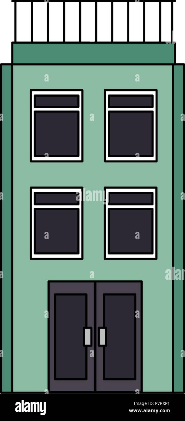 big building facade icon Stock Vector Image & Art - Alamy