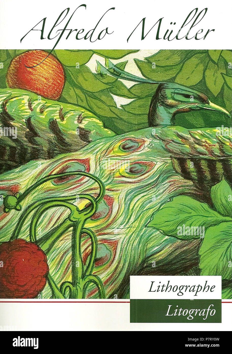 17 Alfredo Müller Lithographe. Litografo. 2012 Stock Photo - Alamy