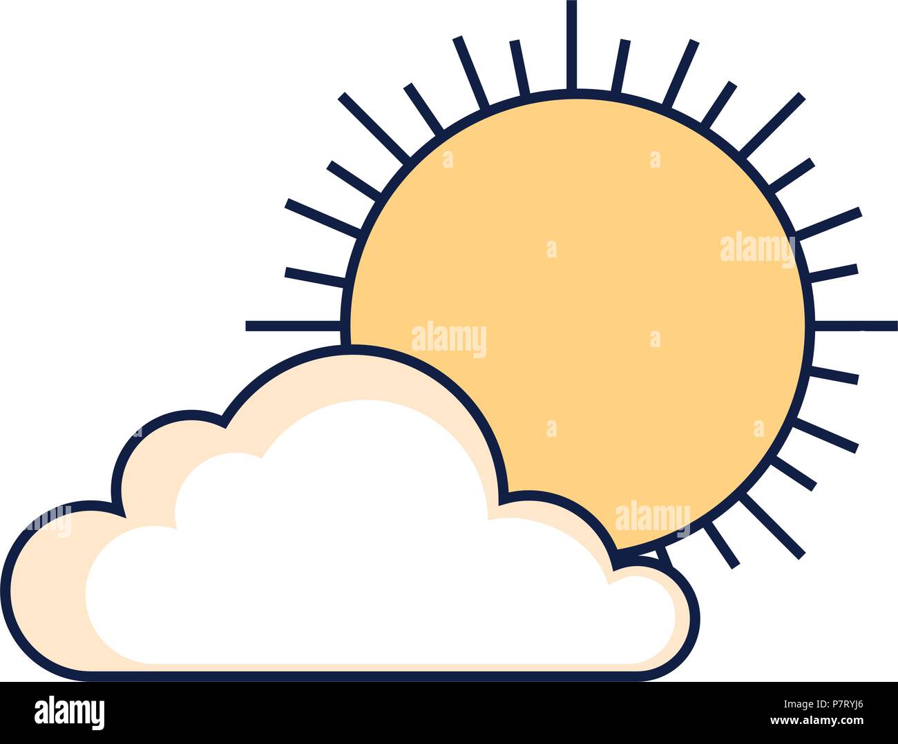 Aerial cloud weather meteorology Stock Vector Images - Alamy