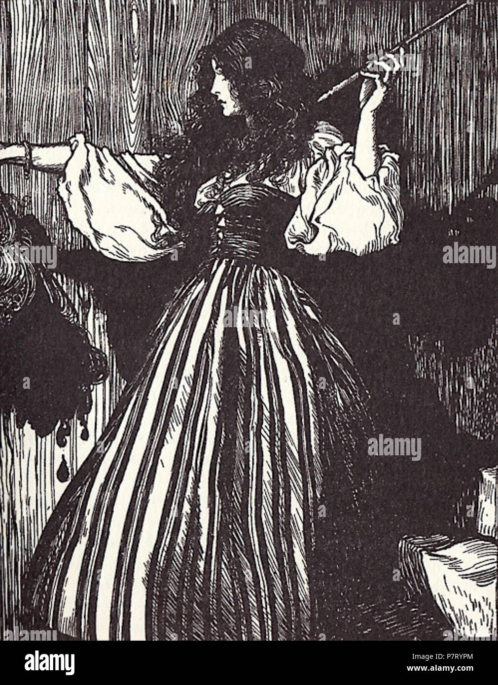 English: An Illustration of The Grimm's Fairy Tale, Sweetheart Roland ...