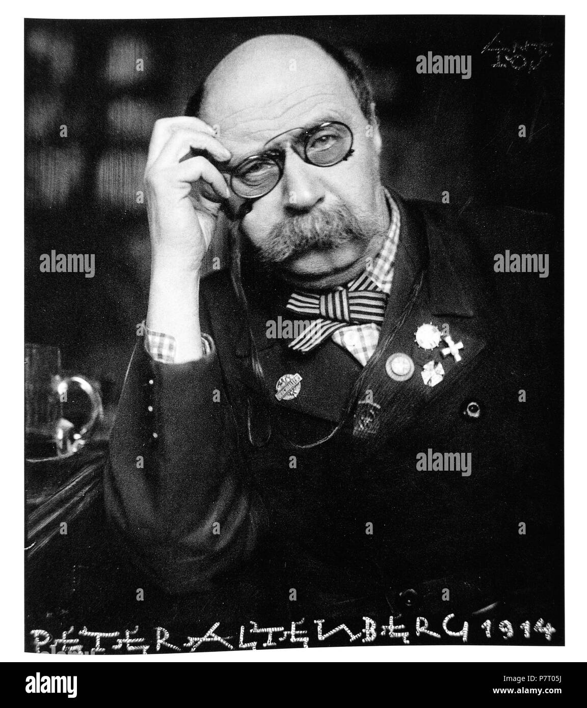 24 Anton Josef Trčka Peter Altenberg 1914 Stock Photo - Alamy