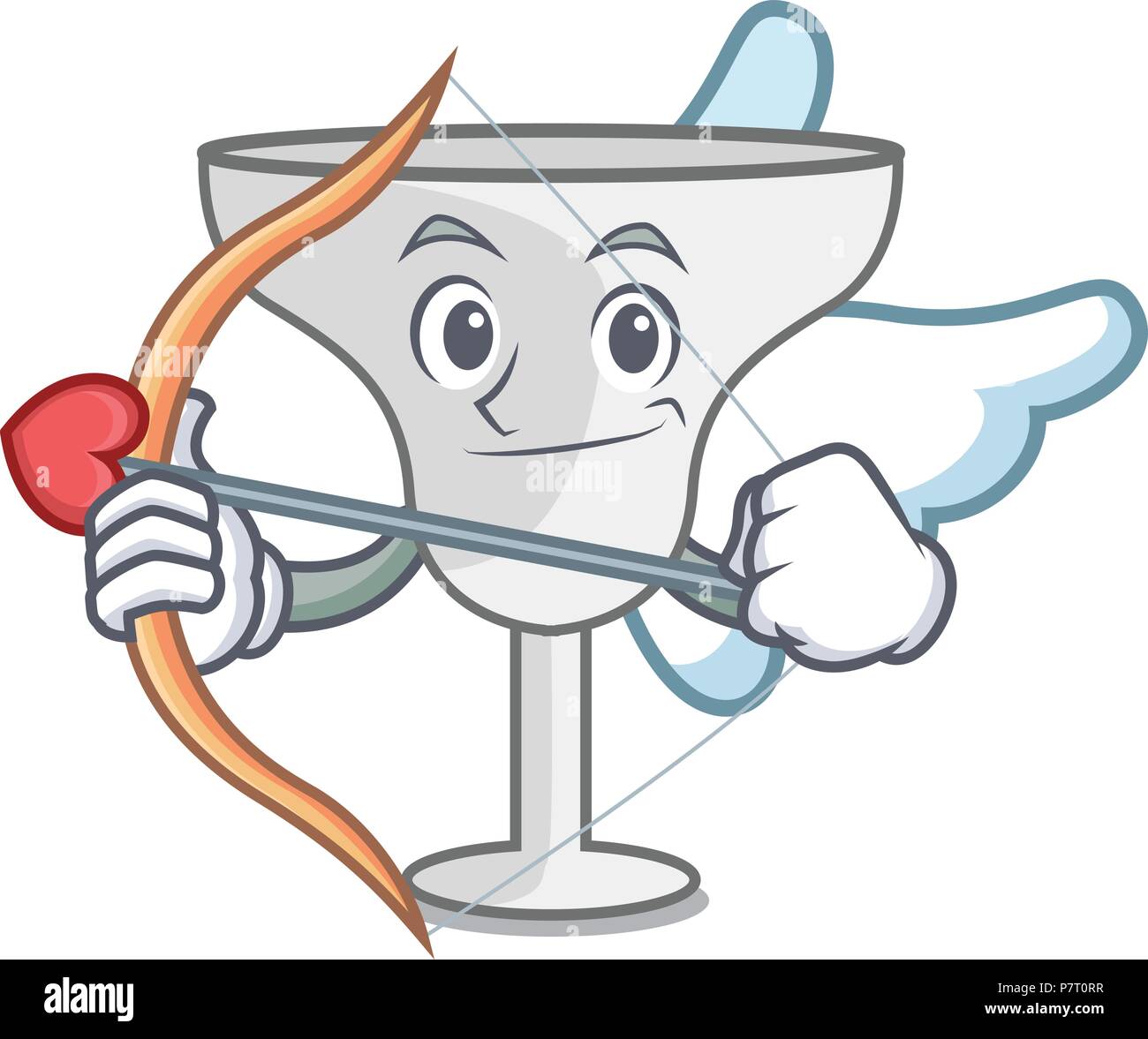 Cupid margarita glass character cartoon Stock Vector Image & Art - Alamy